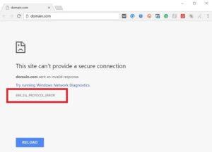 How to Fix ‘Err_SSL_Protocol_Error’ on Google Chrome?